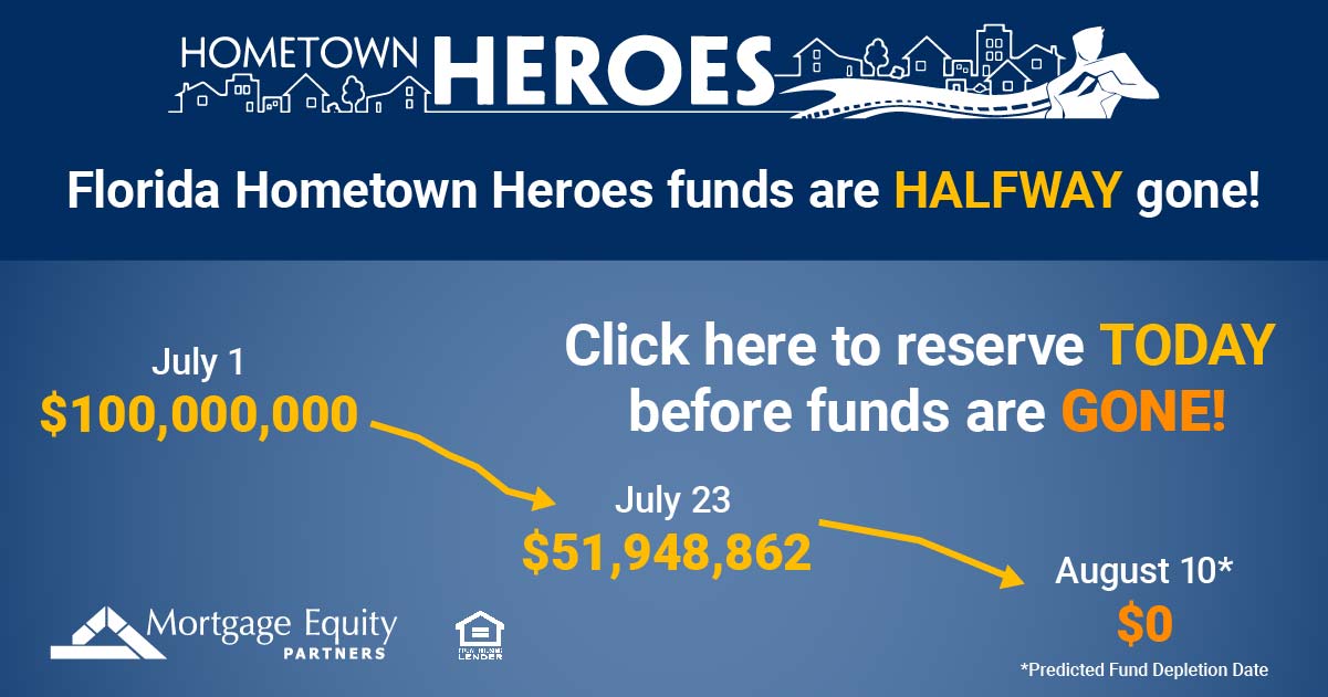 Florida Hometown Heroes Program receives new round of funds!